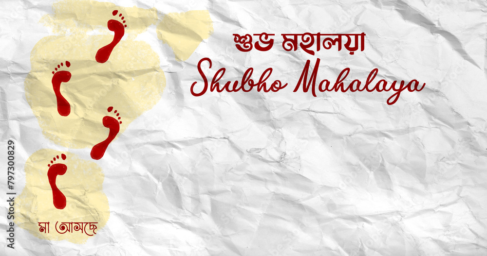 Mahalaya Creative Social Media Post for Durga Puja Celebration. Durga ...