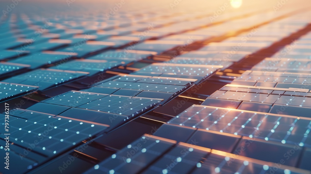 Solar cell in solar farm, Alternative energy and sustainable energy ...