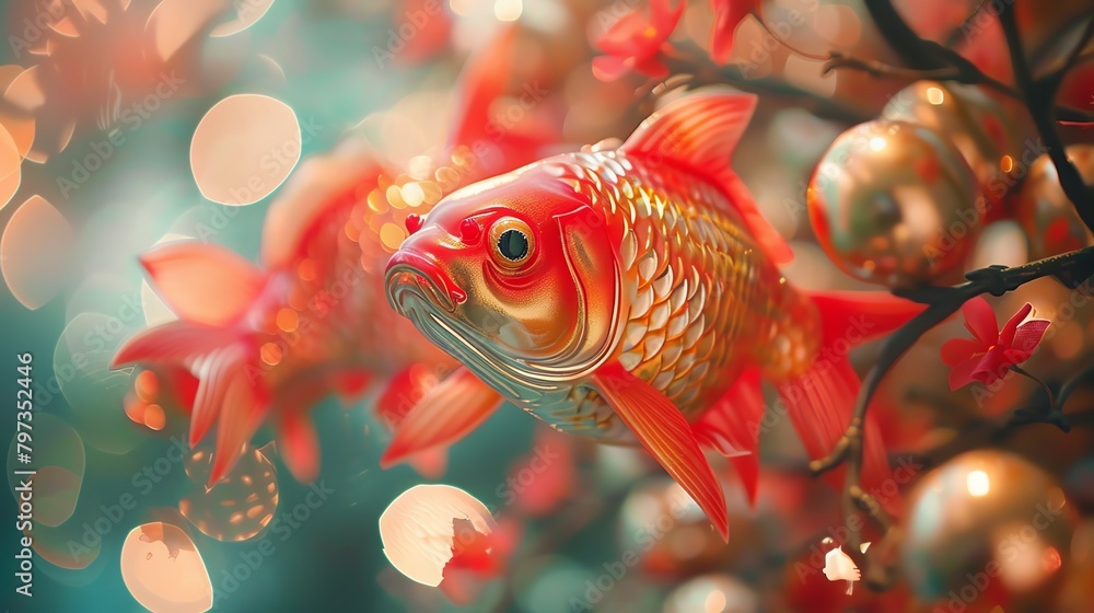 The words fish and abundance are pronounced the same in Chinese. Fish ...