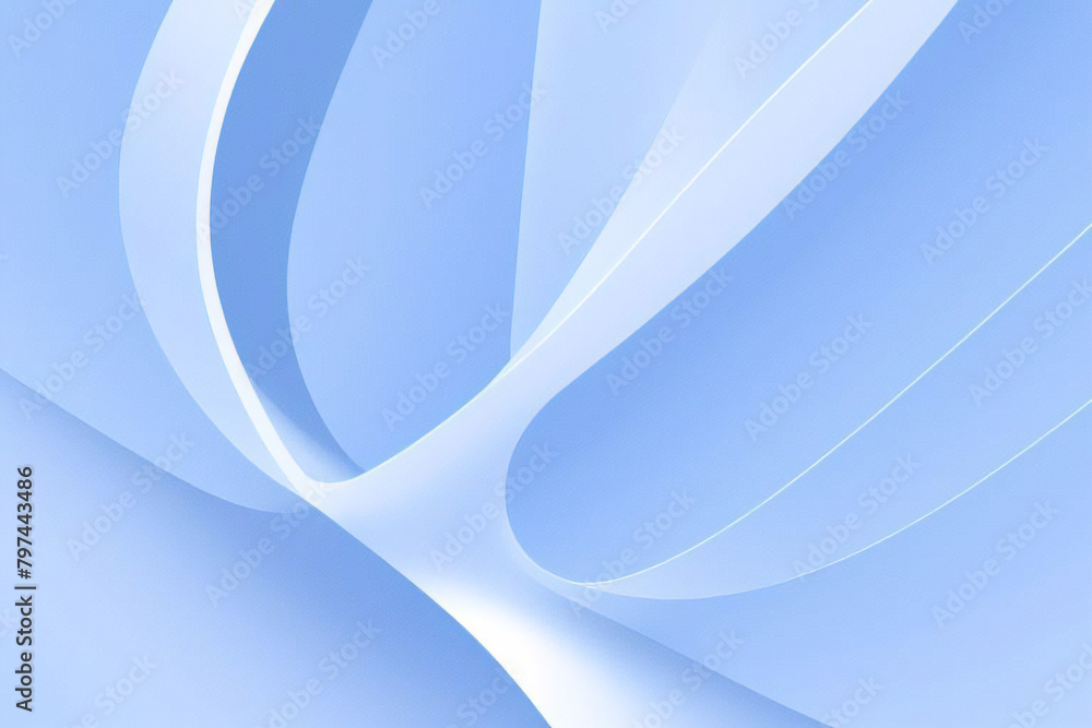 Elegante fondo azul zafiro con borde superior blanco brumoso y borde ...