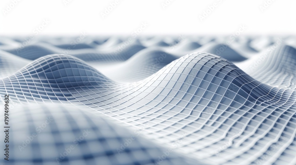 Grid Lines: A 3D vector representation of grid lines in a digital model ...