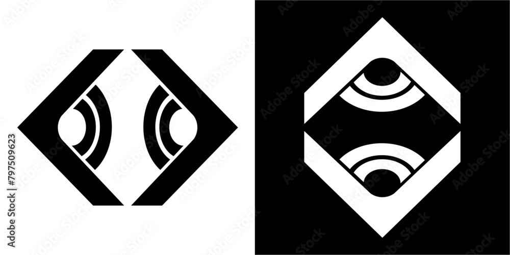 logo sample template view.eps Stock Vector | Adobe Stock