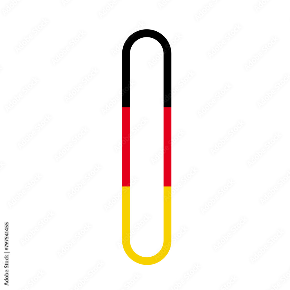 Flag of Germany tricolor icon rounded rectangle ring shape german svg ...