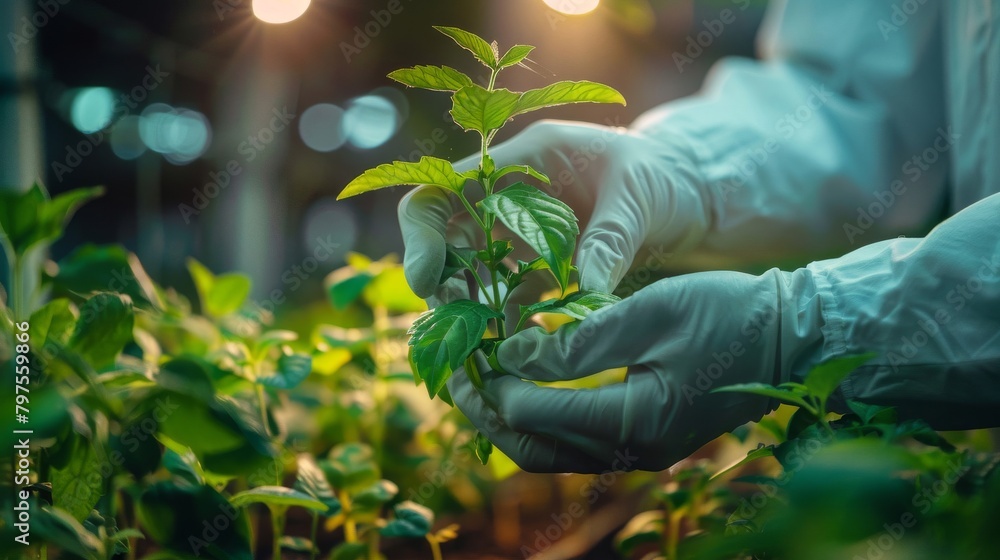 Genetic engineering techniques are used to engineer plants for enhanced ...