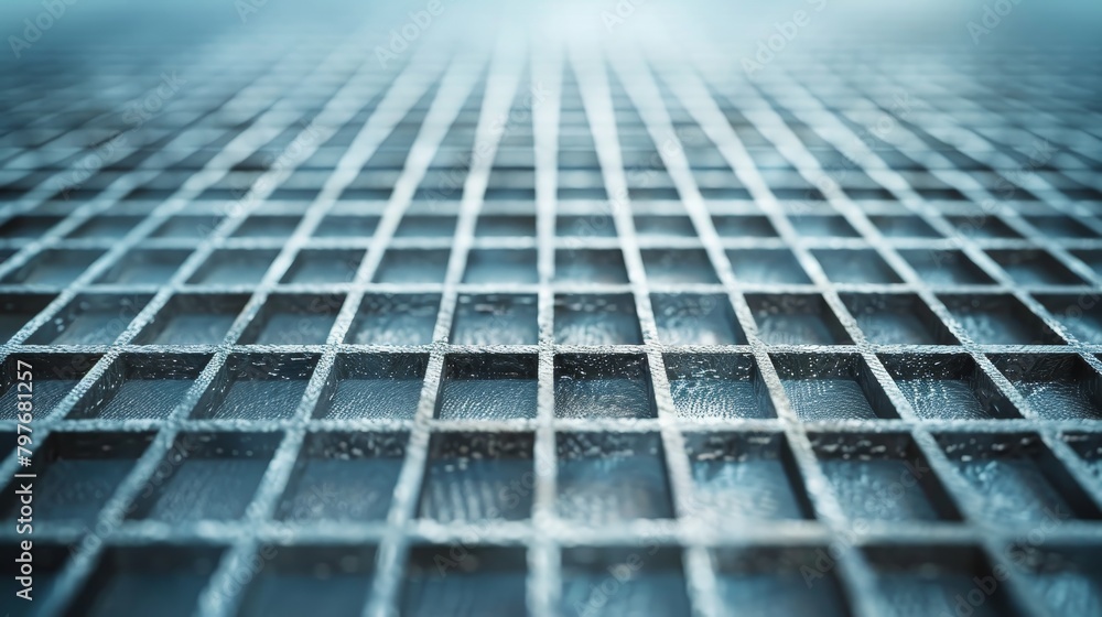 Grid Texture: A photo of a transparent grid overlay on a photograph ...