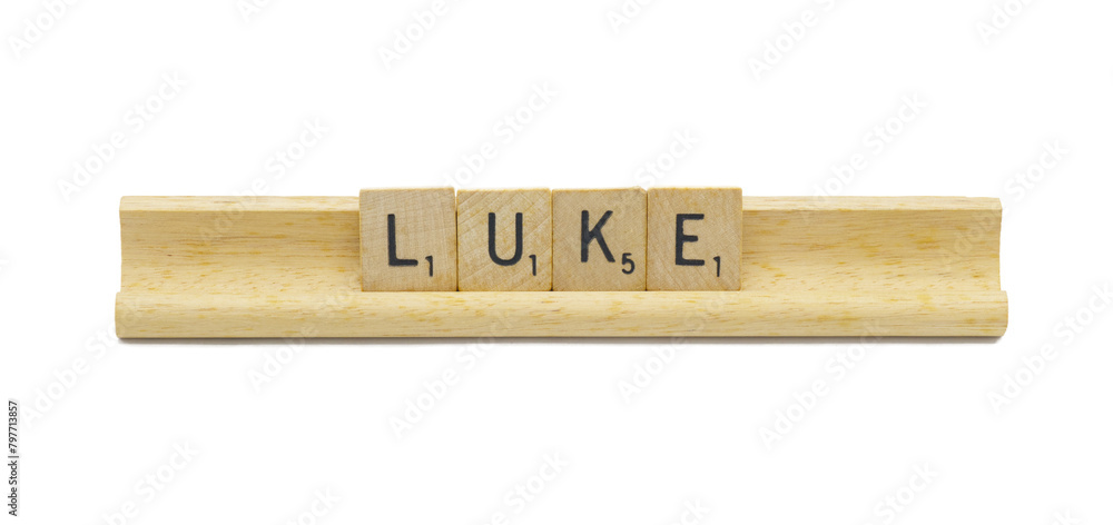 Miami, FL 4-18-24 popular baby boy first name of LUKE made with square ...