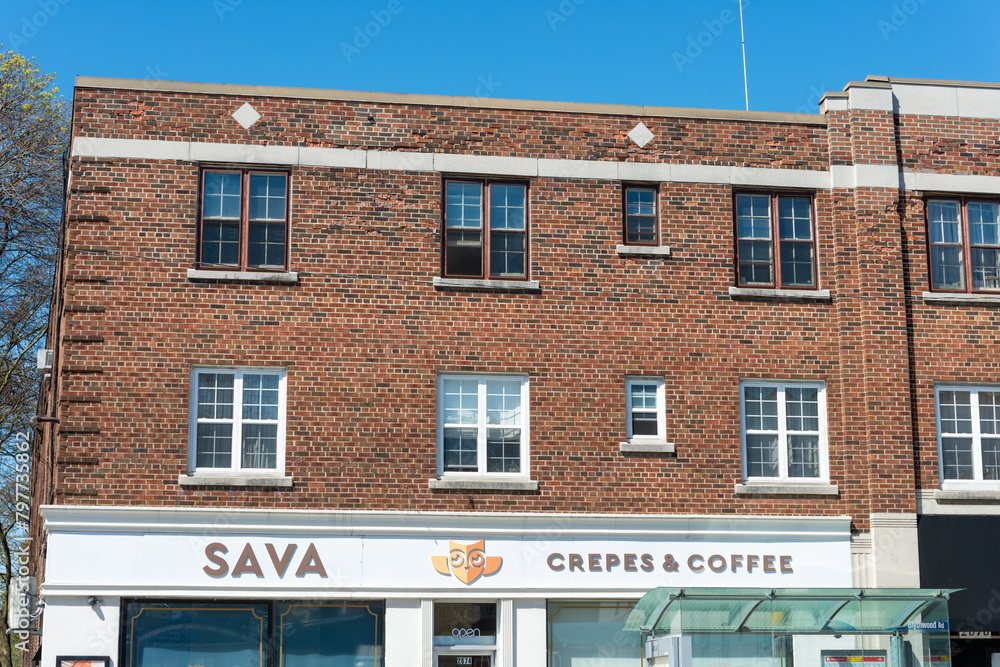 exterior building and sign of SAVA crepes & coffee located at 2674 ...