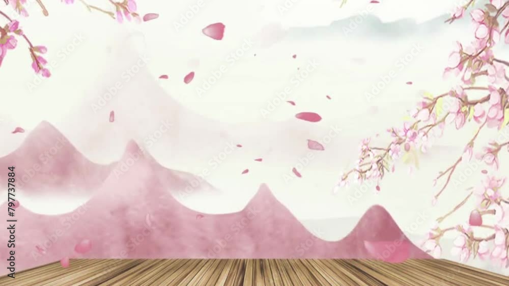 China's traditional Oriental Digital Art Animation, Chinese painting ...