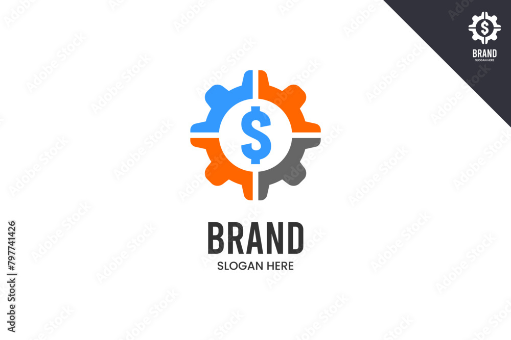 Money logo. Business, accounting, finance and bookkeeping logo identity ...