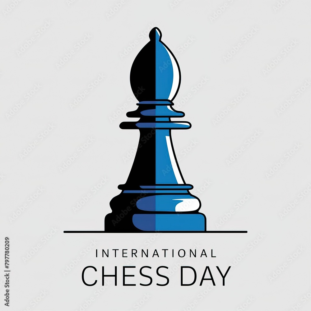 International Chess Day, illustration, chess day, International Chess ...