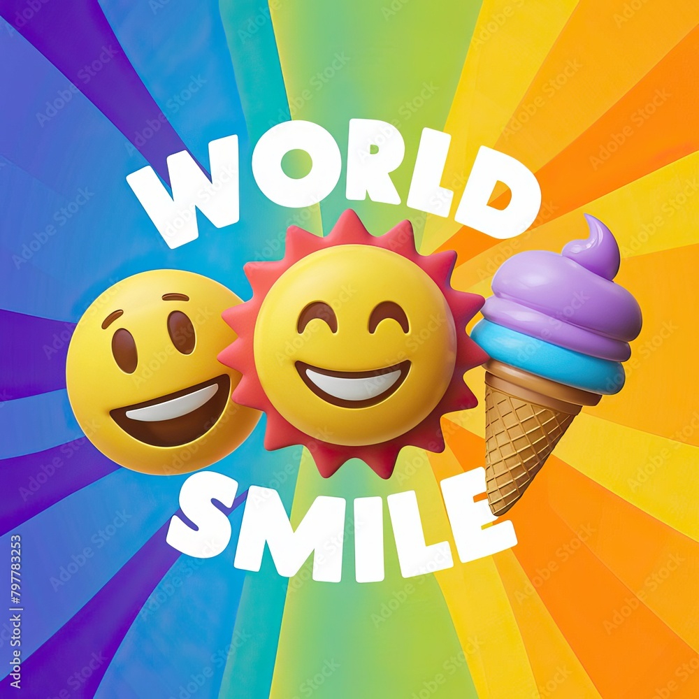World emoji day, emoji day, happy emoji day, emoji day poster, World ...