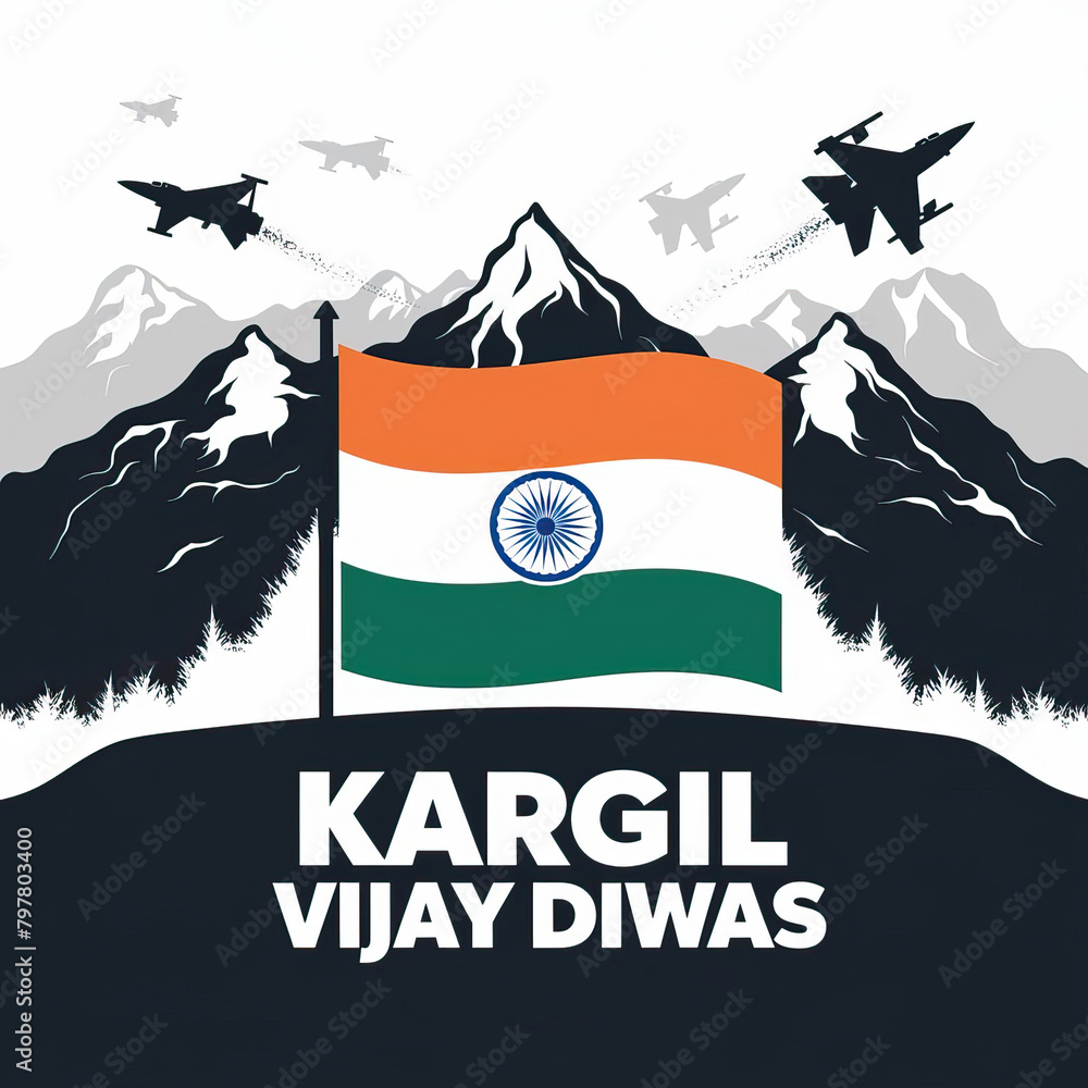 Kargil Vijay, Kargil Vijay Diwas, Social Media Poster, Kargil Vijay ...