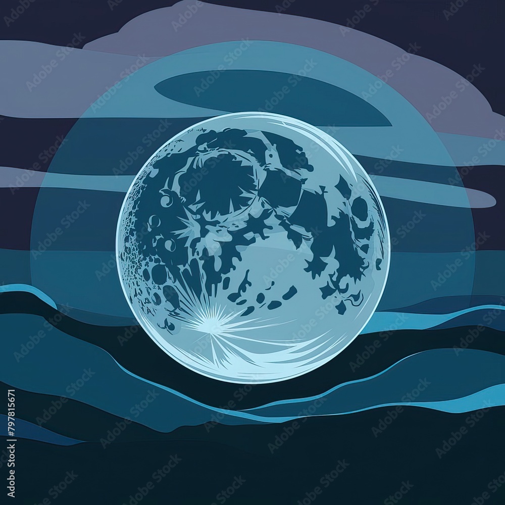 International moon day, moon day, illustration, International moon day ...