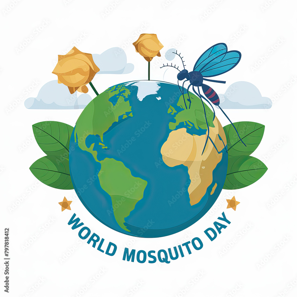 World Mosquito Day, World Mosquito Day poster, Mosquito Day, 20 August ...