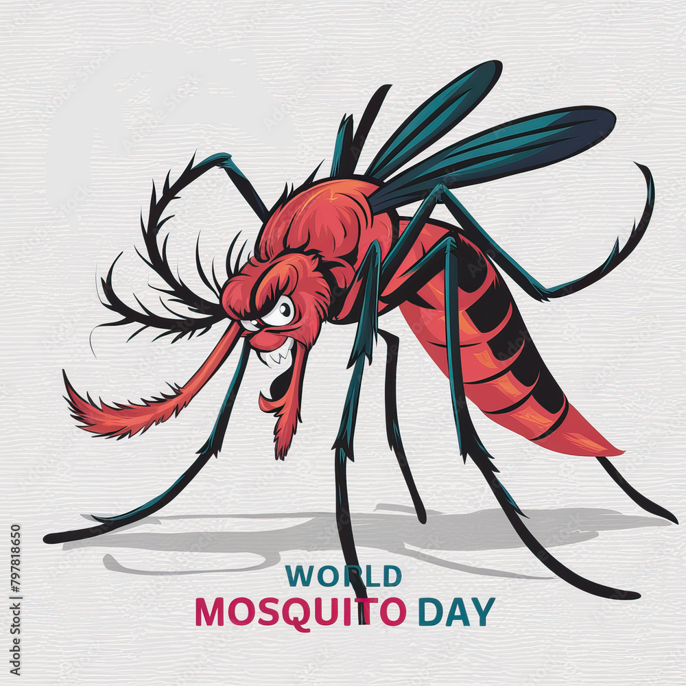 World Mosquito Day, World Mosquito Day poster, Mosquito Day, 20 August ...