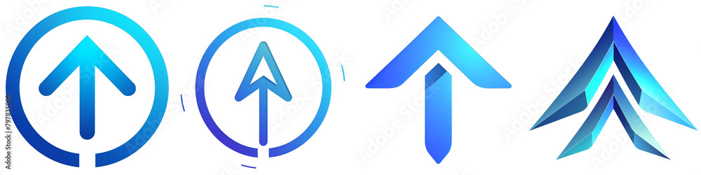 Advancement clipart collection, symbol, logos, icons isolated on ...