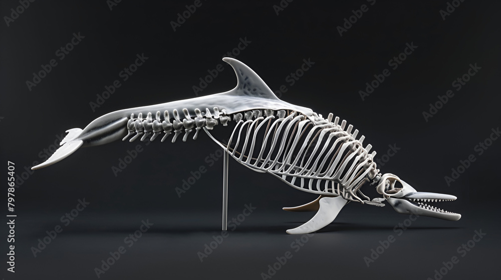 "Anatomy of Fish Skeleton: Vertebral Column, Jaw, Ribs, and Cranium ...