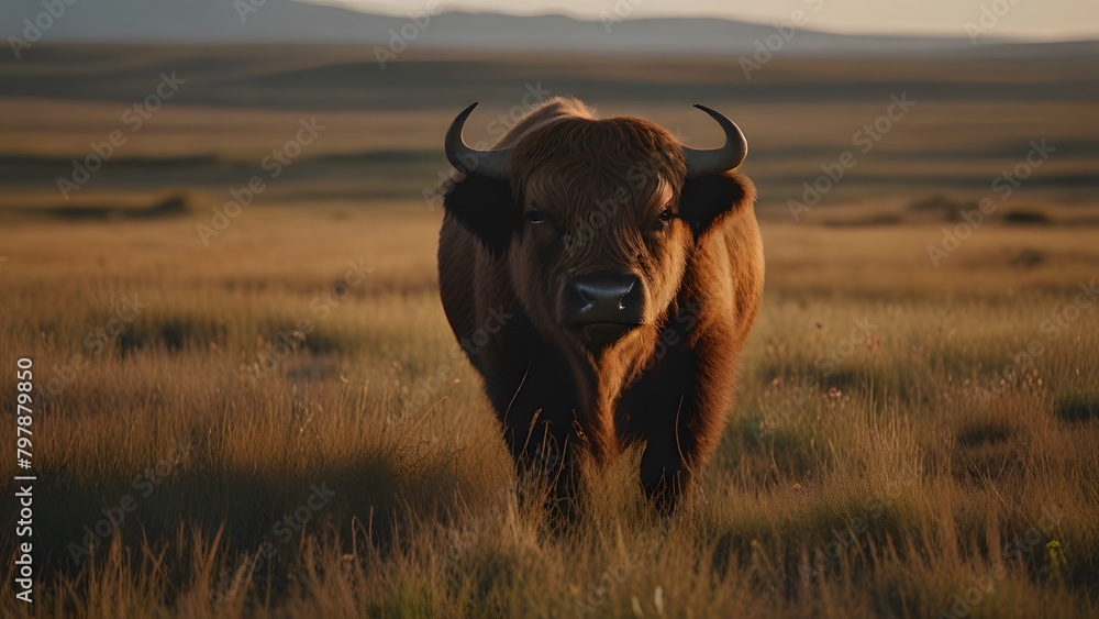bull in the field, wild park, wild life wallpapers, wild animals ...