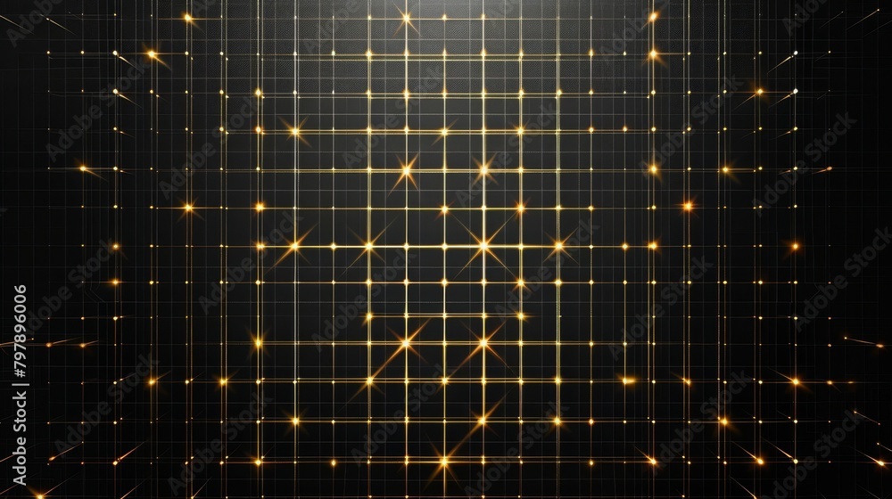 Grid Backgrounds: A 3D vector illustration of a grid background with ...