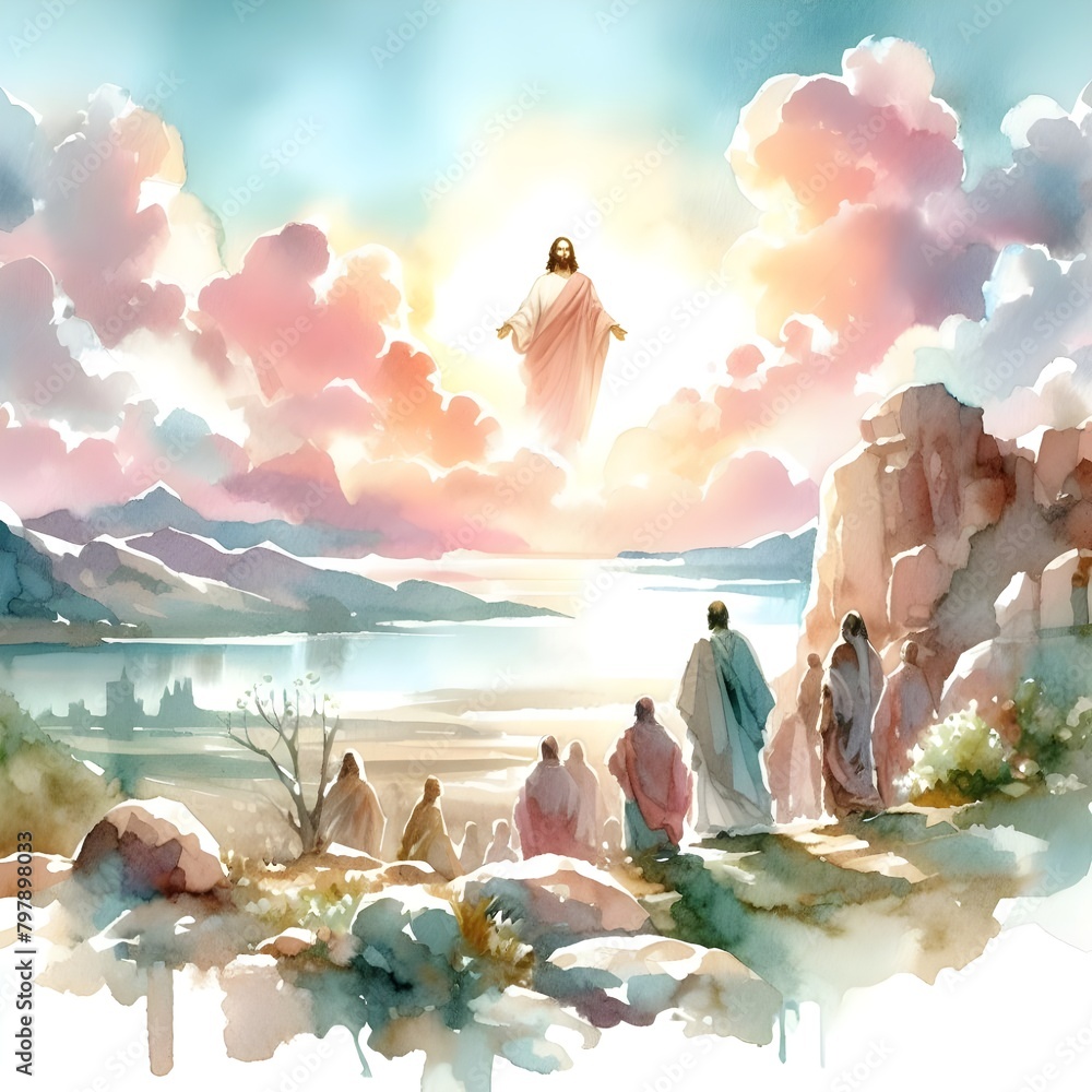 Jesus preaching in Galilee and gathering his disciples, Sermon on the ...