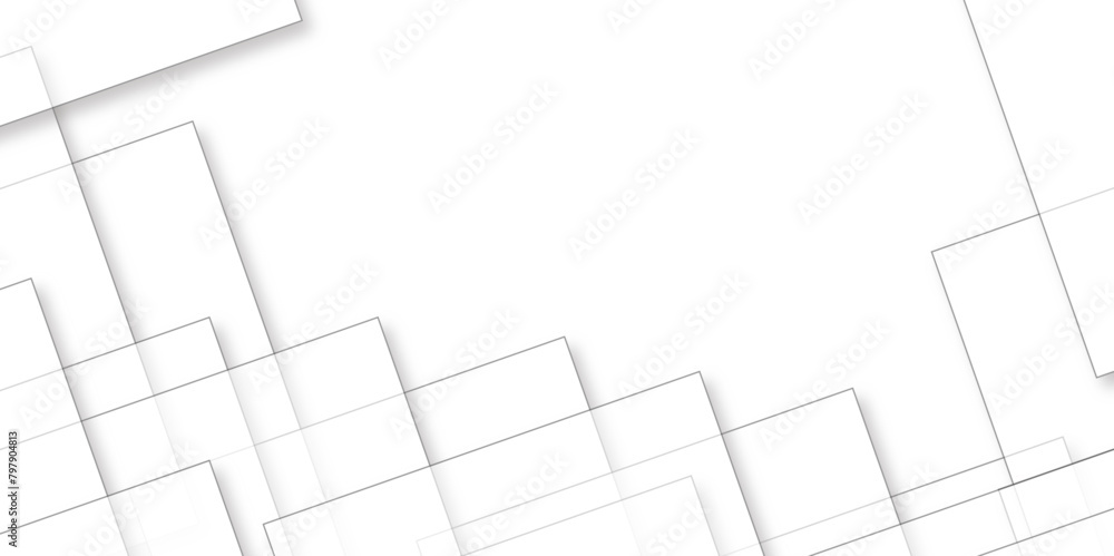 Abstract white background design with layers of textured white ...