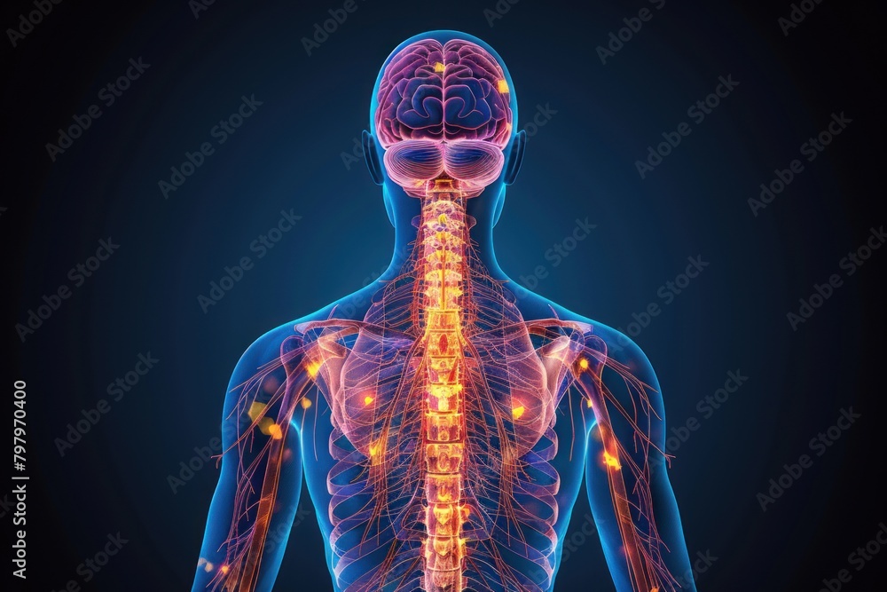 Nerve network: nervous system - unraveling the intricate web of neurons ...