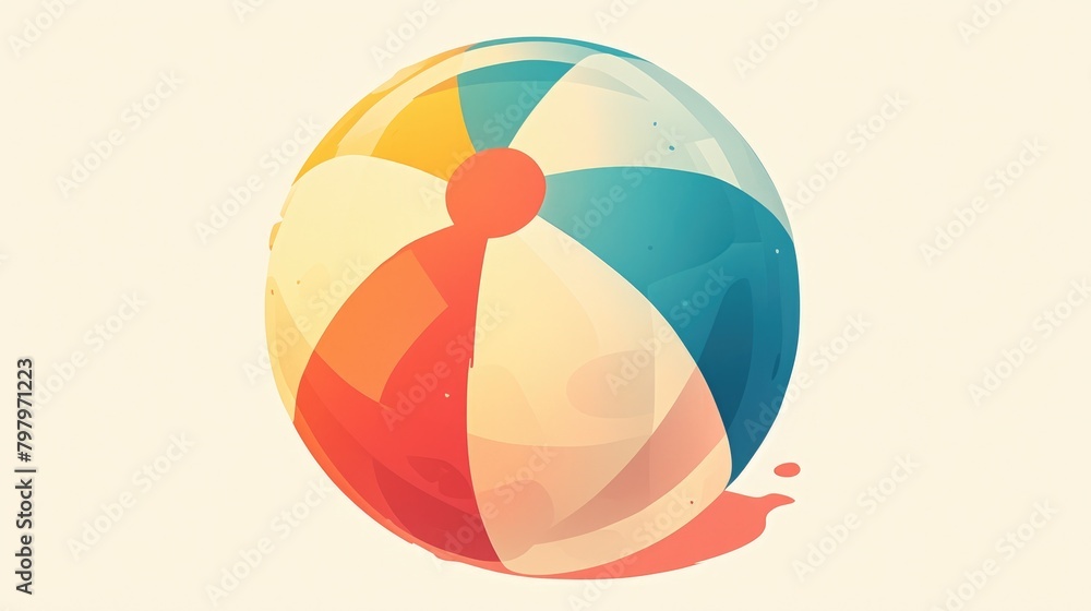 Get ready for a fun filled summer with this vibrant hand drawn 2d ...