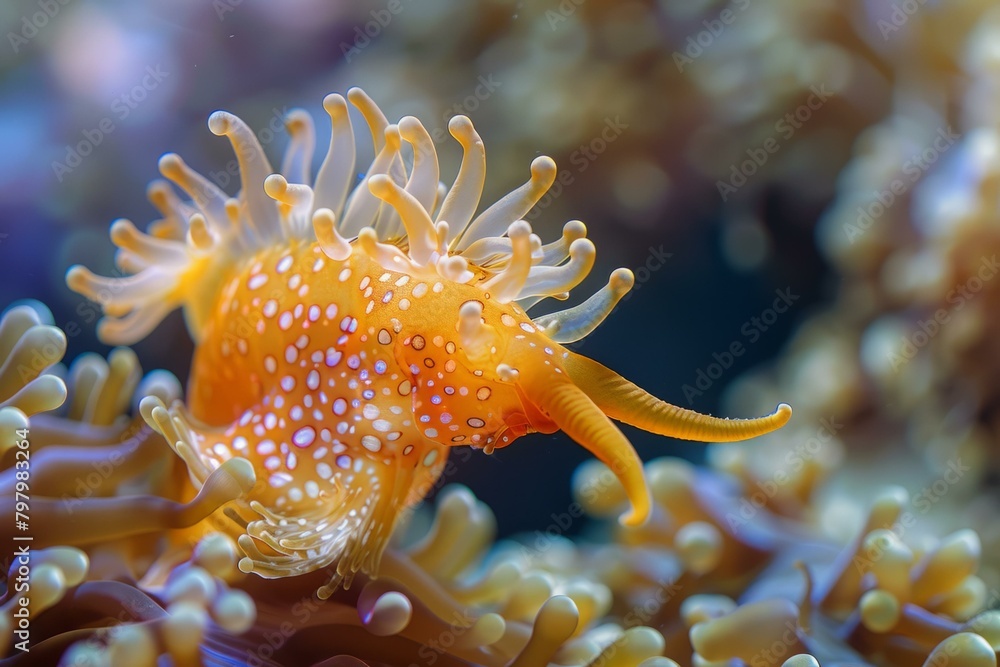 b'A beautiful and rare species of sea slug' Stock Illustration | Adobe ...
