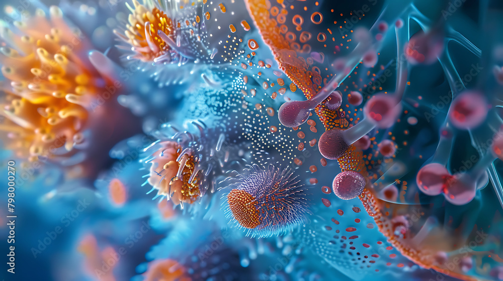 Mysterious creature wallpaper, the wonder of high-resolution microscopy ...