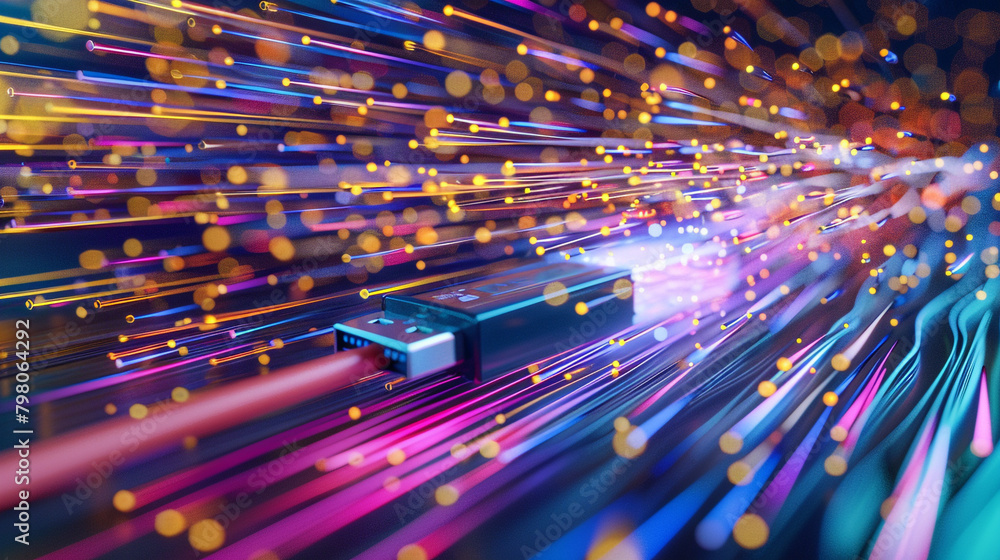 Data Transfer A dynamic image of data flowing between a memory card and ...