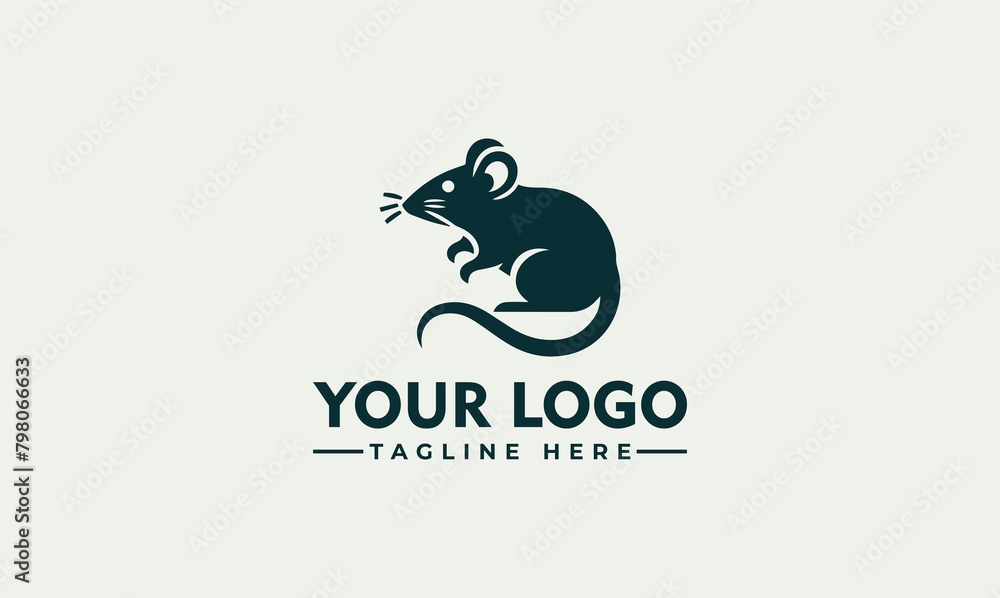 Rat logo icon design illustration vector Mouse Logo Icon design ...