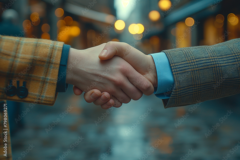 A strong handshake is a symbol of trust and agreement, an expression of ...