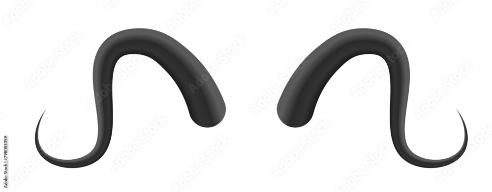 PNG, Different black ram, sheep, bull, antelope and goat big horns ...