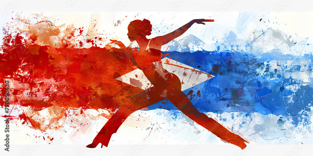 Cuban Flag with a Cigar Roller and a Salsa Dancer - Visualize the Cuban ...