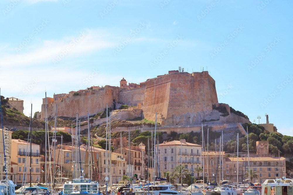 Bonifacio is a town located on the southern tip of the French island of ...