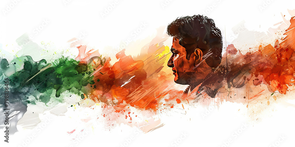 The Indian Flag with a Bollywood Actor and a Spice Merchant - Visualize ...