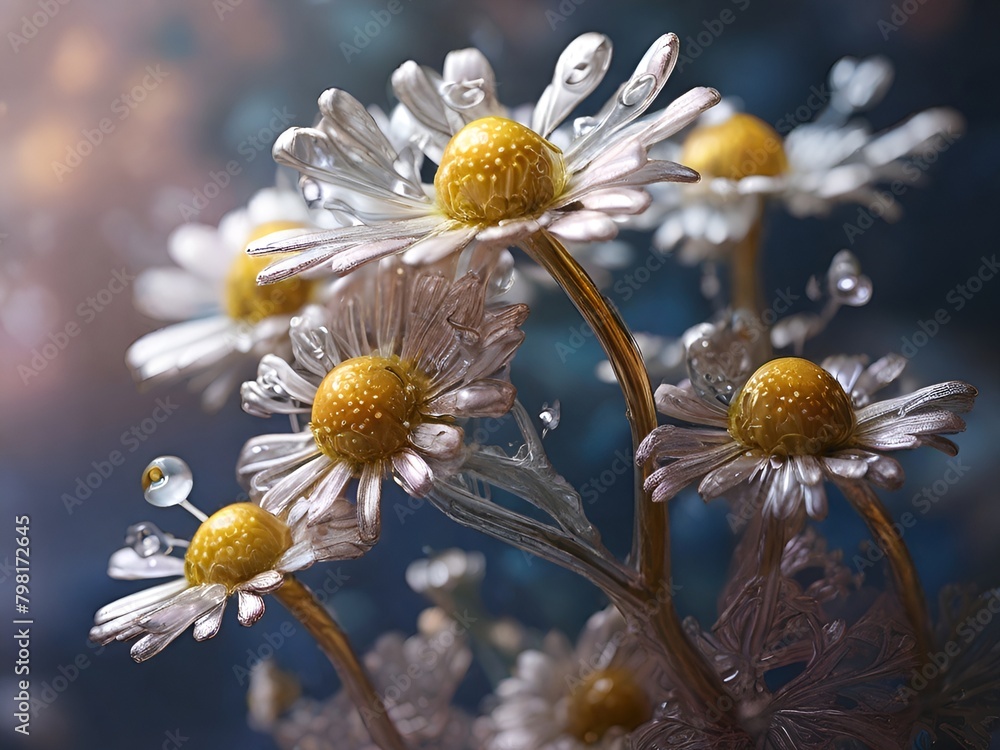 Delicate fantasy, miraculous flowers of unreal beauty, flowers of the ...