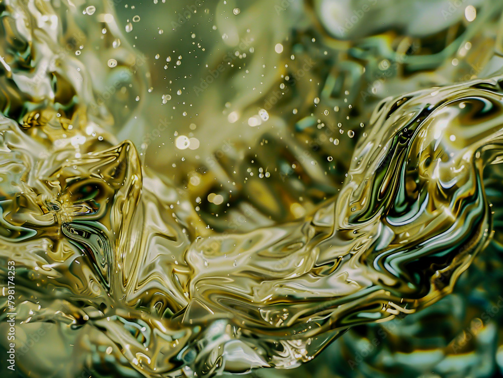 Captured on Ektachrome, liquid metallic forms mimic Earth's ...