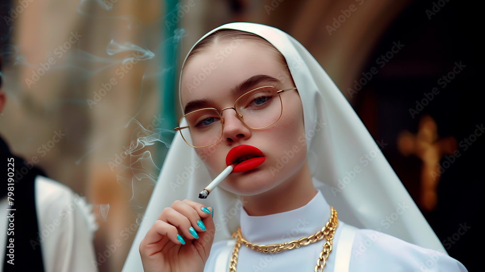 Rebel Habit: A Nun's Unconventional Portrait. A provocative portrait of ...