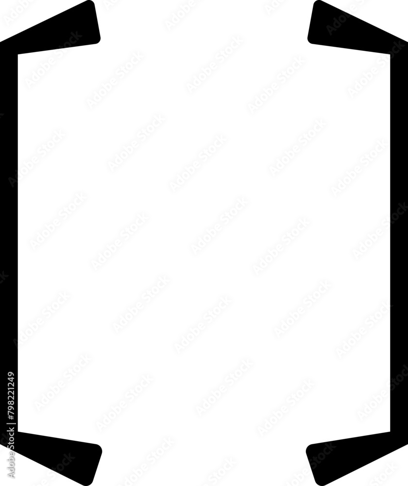 Brackets flat line icons. Brace vector signs of typography symbols. Web ...