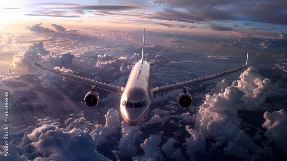 Airplane carbon gas emission co2 dioxide pollution eco sustainable ...