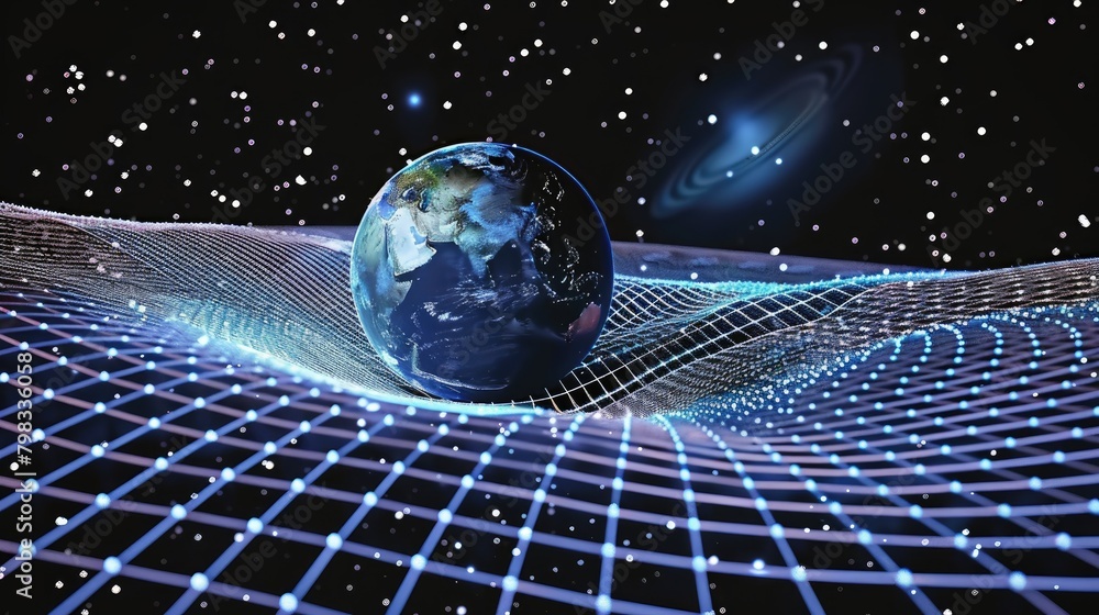 Gravitational theory, gravitational wave on planet Earth, physical and ...