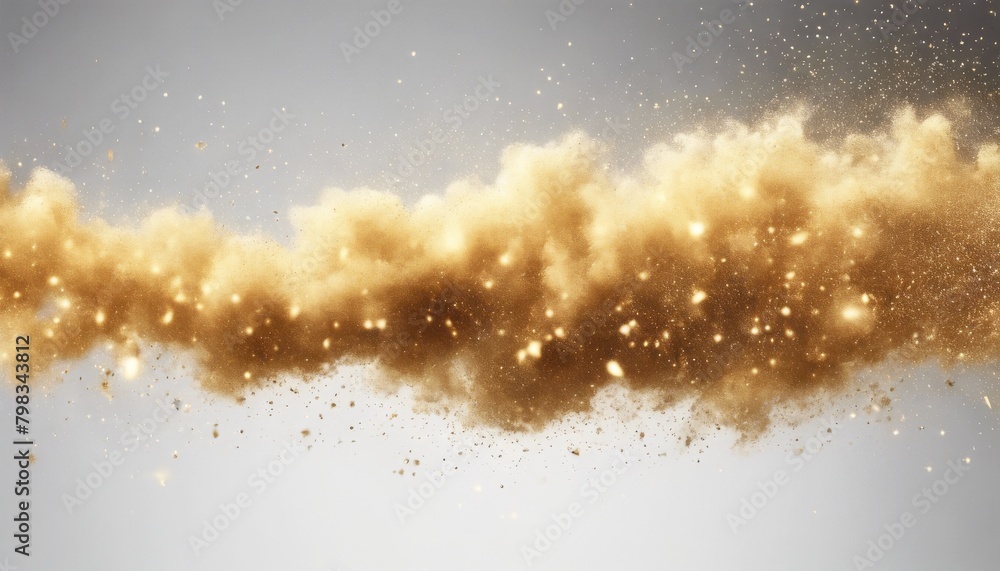 'transparent splash. smoke glitter sparkles cloud background. confetti ...