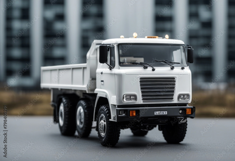 truck white background grey delivery three-dimensional transportation ...
