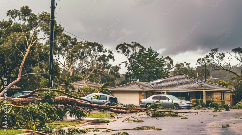 Destructive cyclone hits Australian coastal town, causing roof damage ...