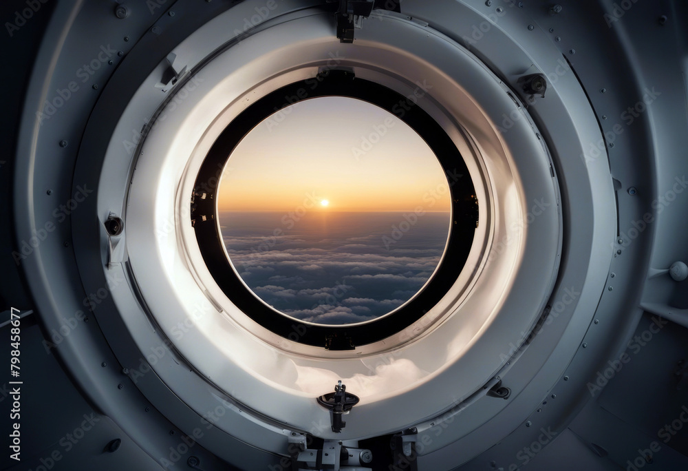 aircraft empty airplane porthole window aeroplane illuminator plane ...