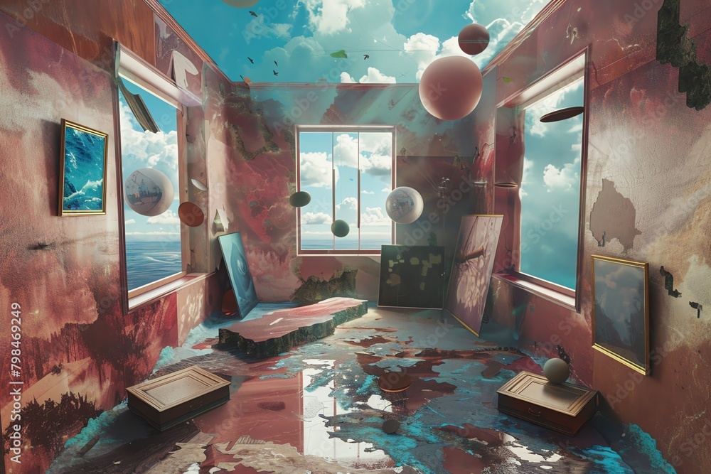 Explore the Surrealist world through a worms-eye view of an ordinary ...