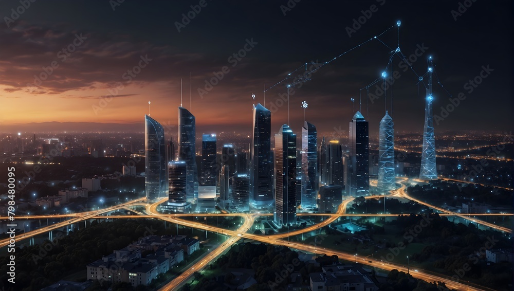 Conceptual smart city network highlighting 5G and LPWA for robust and ...