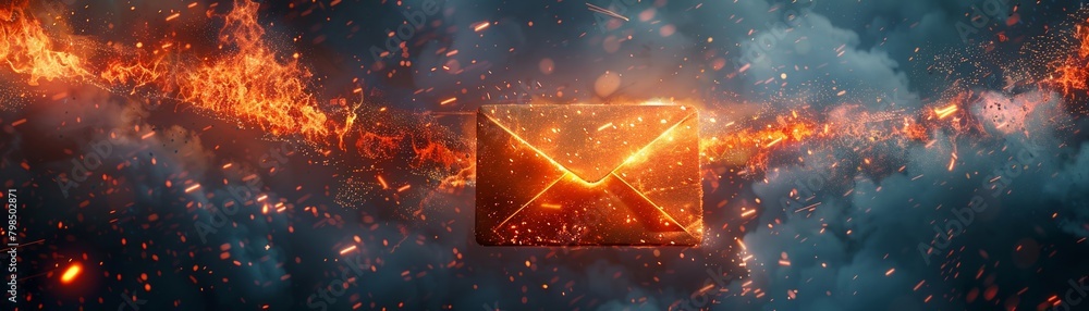 Animated emails with a fiery opening, fantastical artwork, illuminated ...