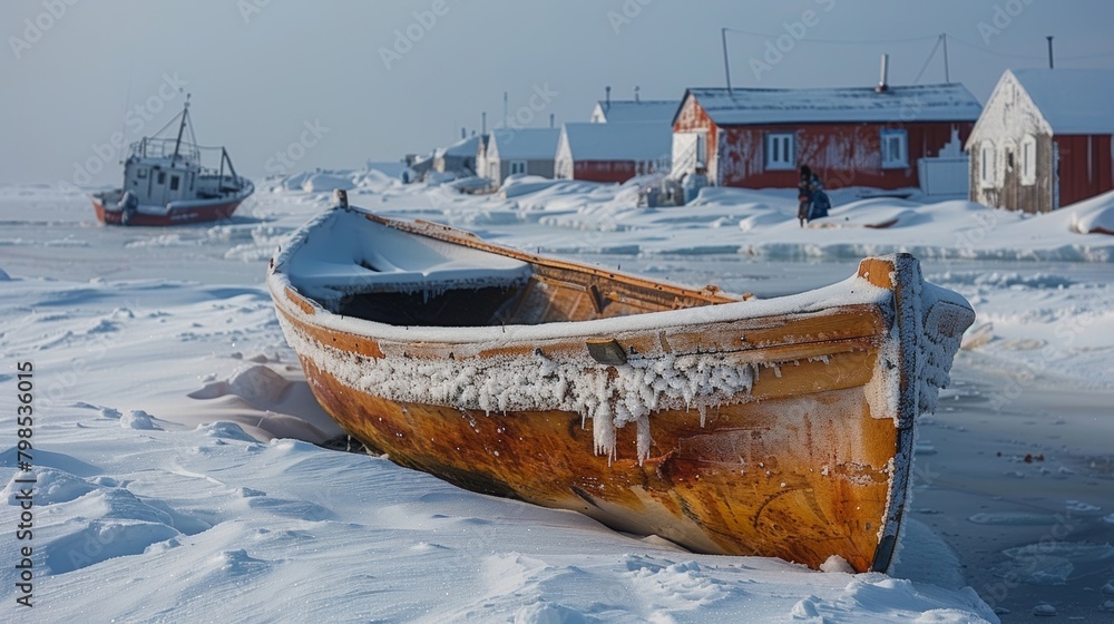 Arctic Village, Thawing Permafrost, Rising Sea Levels, Indigenous ...
